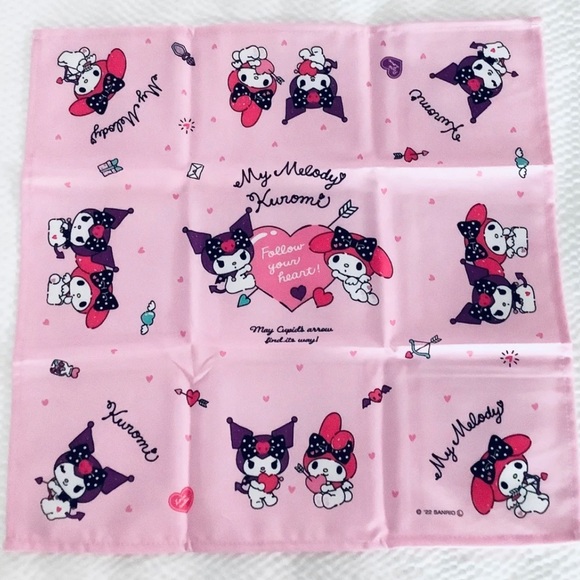 Sanrio | Accessories | Sanrio My Melody X Kuromi Pink Multiuse Cloth ...